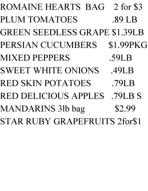 Weekly Specials | Circus Fruits | Brooklyns #1 Produce Supermarket ...